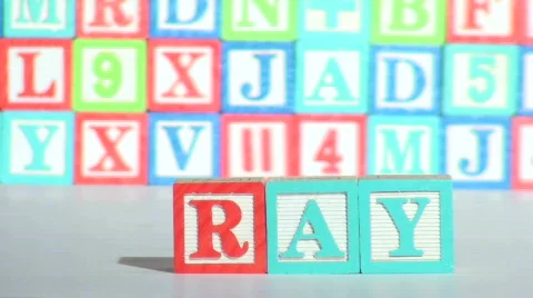 Wooden building blocks PRAY blocks backg... | Stock Video | Pond5