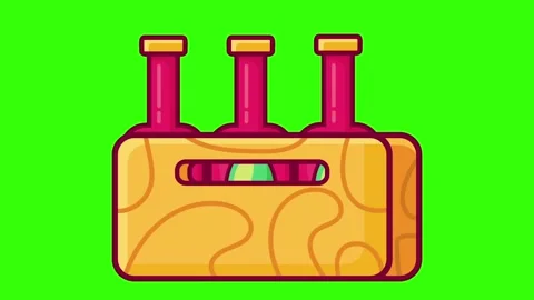 wooden craft beer box animation on green... | Stock Video | Pond5