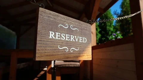 Reserved Card Stock Footage ~ Royalty Free Stock Videos | Pond5