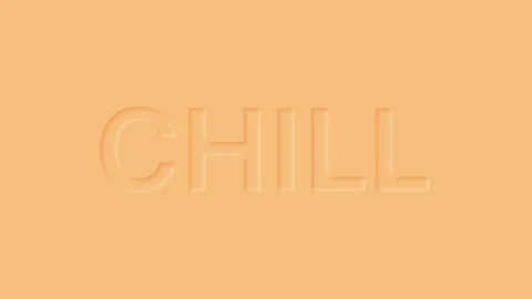 Word Chill in pastel color. Trendy neumo... | Stock Video | Pond5