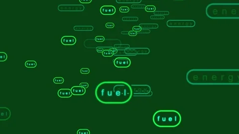 Word cloud of green energy animation on ... | Stock Video | Pond5