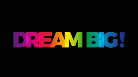 Dream Big Text Stock Videos – Royalty-Free HD & 4K Videos | Pond5