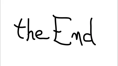the word The End, text handwritten with ... | Stock Video | Pond5