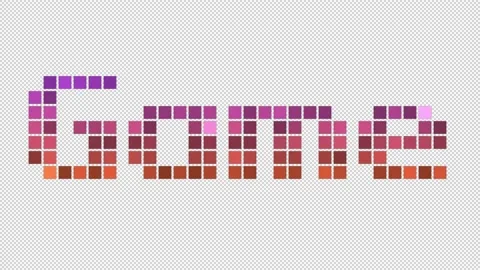 Word Game in pixel style, game, retro, r... | Stock Video | Pond5