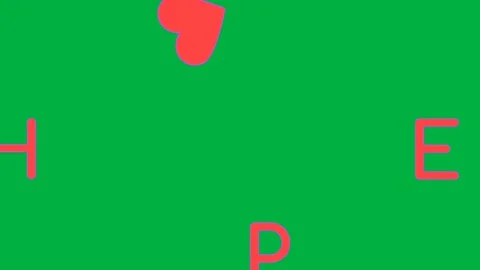 The word "HOPE" text animation with a sp... | Stock Video | Pond5