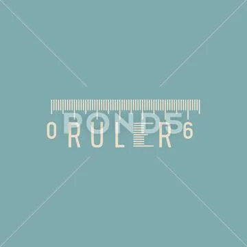 Word ruler typographic concept Stock Illustration #81654384