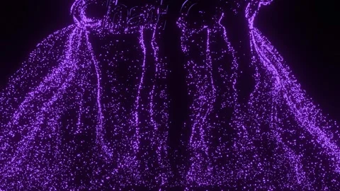 Word Text Chat GPT Animation purple part... | Stock Video | Pond5