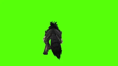 Worg Angry Green Screen Animation 4k Ren... | Stock Video | Pond5