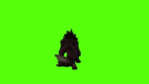 Worg Bite Green Screen Animation 4k Rend... | Stock Video | Pond5