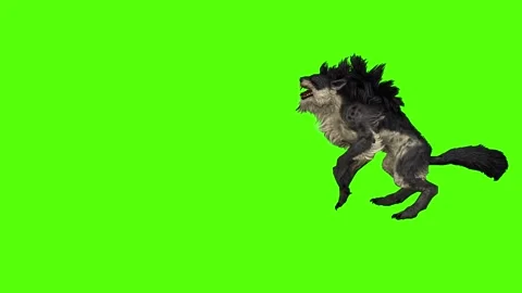 Worg Death Green Screen Animation 4k Ren... | Stock Video | Pond5