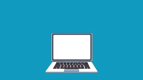 Work and laptop HD animation | Stock Video | Pond5