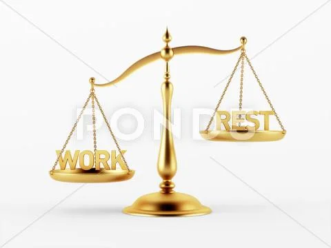 Work and Rest Justice Scale Concept: Graphic #46336353