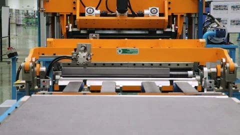 work process of the automatic line for t... | Stock Video | Pond5