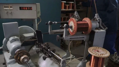 Coil Winding Stock Footage ~ Royalty Free Stock Videos | Pond5