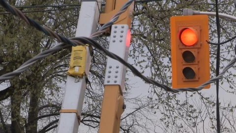 Workers repair hydro wires and poles aft... | Stock Video | Pond5