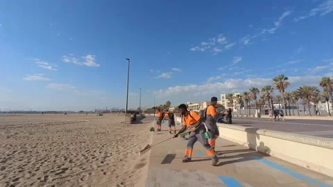 Sweeping In Sand Stock Videos – Royalty-Free HD & 4K Videos | Pond5