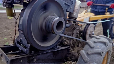 Working process of rotating pulley with ... | Stock Video | Pond5