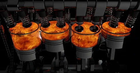 Engine Animation Stock Video Footage | Royalty Free Engine Animation ...