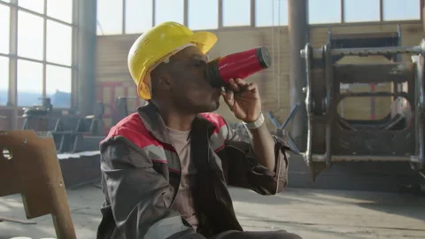 Factory Break Stock Footage ~ Royalty Free Stock Videos | Pond5