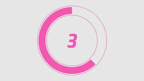 workout alpha channel pink Countdown tim... | Stock Video | Pond5