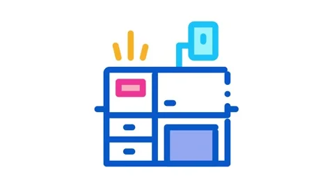 Workplace Icon Stock Footage ~ Royalty Free Stock Videos | Pond5