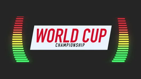 World Cup Championship with rainbow neon... | Stock Video | Pond5