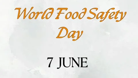 World Food Safety Day, text Animation Ba... | Stock Video | Pond5