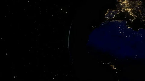 World Globe, Earth from Space. Slow Sunr... | Stock Video | Pond5