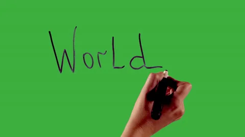 Writing Pen Green Screen Stock Footage ~ Royalty Free Stock Videos | Pond5