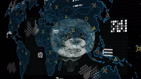 Brain Map Stock Video Footage | Royalty Free Brain Map Videos | Pond5