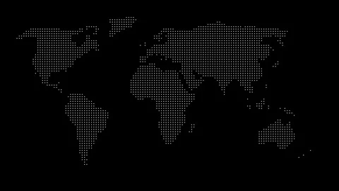 World map animated video, map | Stock Video | Pond5