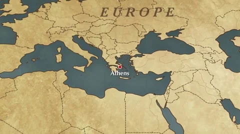 Athens World Map 30 Maps Of Ancient Greece Show How It Became An