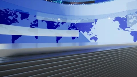 World Map background. news Studio Backgr... | Stock Video | Pond5