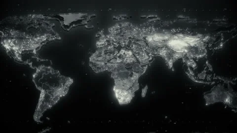 World Map Broadcast design News. | Stock Video | Pond5