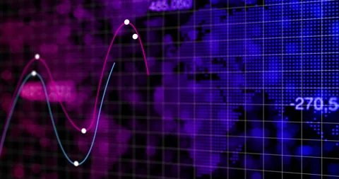 World map, chart and inflation in financ... | Stock Video | Pond5
