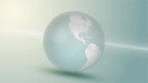 World Map Egypt Zoom in Stylised Spheric... | Stock Video | Pond5