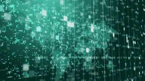 World map with financial chart concept. ... | Stock Video | Pond5