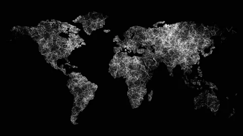 World Map Glowing Stock Video Footage | Royalty Free World Map Glowing ...