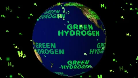 World map with green hydrogen digital gr... | Stock Video | Pond5
