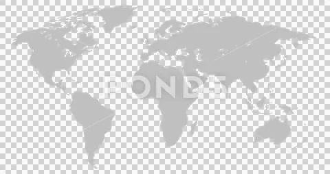 World map isolated on transparent background png file. ~ Premium Photo ...