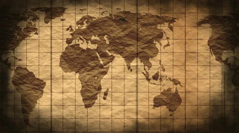 world map moving horizontal | Stock Video | Pond5
