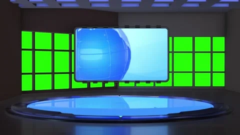 World Map News Platform, Green Screen LO... | Stock Video | Pond5