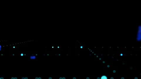 World map of the points in a moving anim... | Stock Video | Pond5