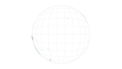World Map. Satellite (tilted perspective... | Stock Video | Pond5