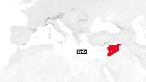 Syria World Map Stock Video Footage | Royalty Free Syria World Map ...