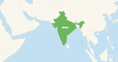 India World World Map Stock Video Footage | Royalty Free India World ...