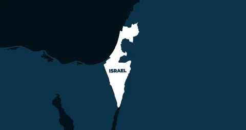 Israel World Map Stock Footage ~ Royalty Free Stock Videos | Pond5
