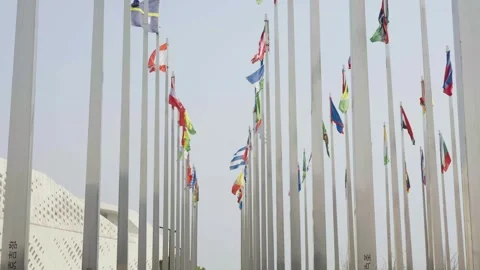 World national flags | Stock Video | Pond5