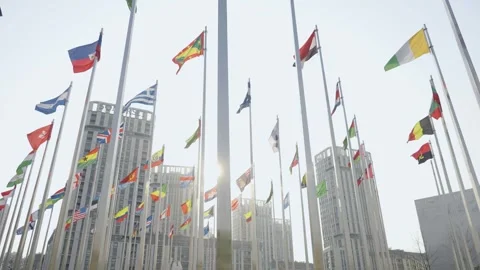 World national flags | Stock Video | Pond5