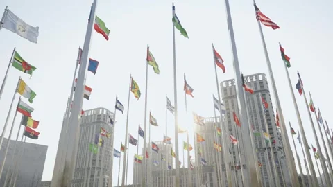 World national flags | Stock Video | Pond5